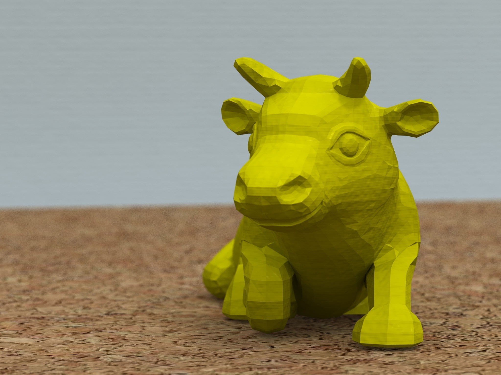 Archivo STL gratis toro tumbado[GRATIS]・Modelo para descargar y ...