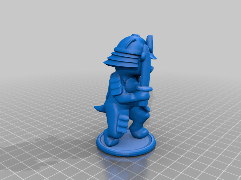 Free STL file samurai cat・3D printing design to download・Cults