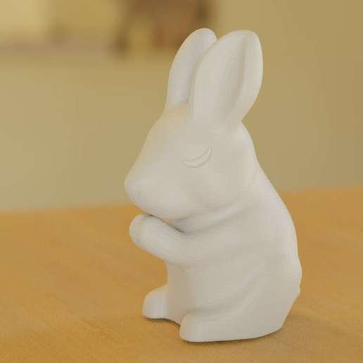 Download free STL file praying bunny • 3D print template ・ Cults