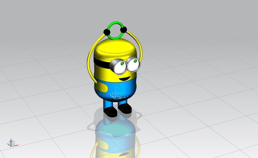 Free 3D file Minion Key Ring・3D printable design to download・Cults