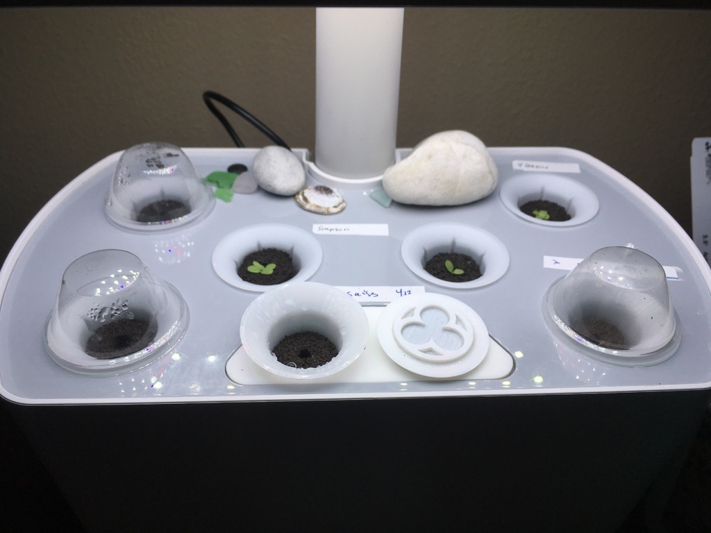 Free 3D file Aerogarden Harvest Water Cap Pod Converter・3D printer ...