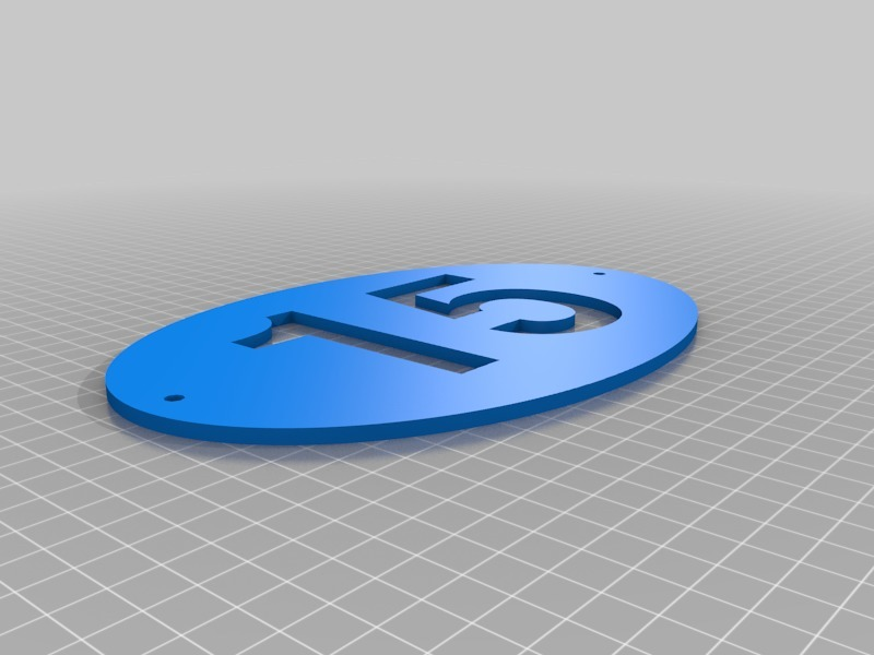 Free 3D file Street Number N°15・3D print design to download・Cults
