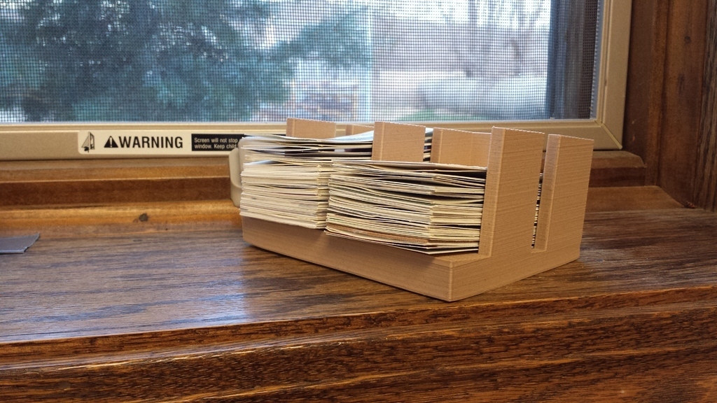 Free 3D file Business Card Holder・Object to download and to 3D print・Cults