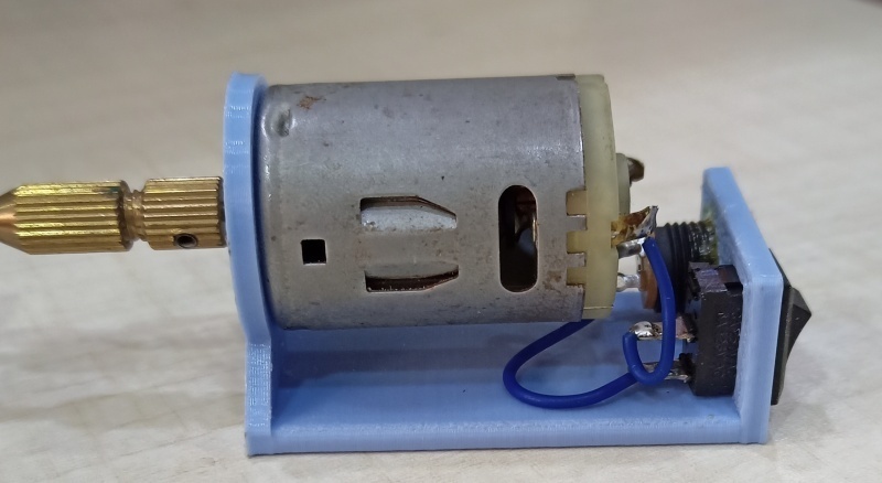 Free 3D file 28MM Dc Motor Mounting With Dc Jack and Switch・3D ...