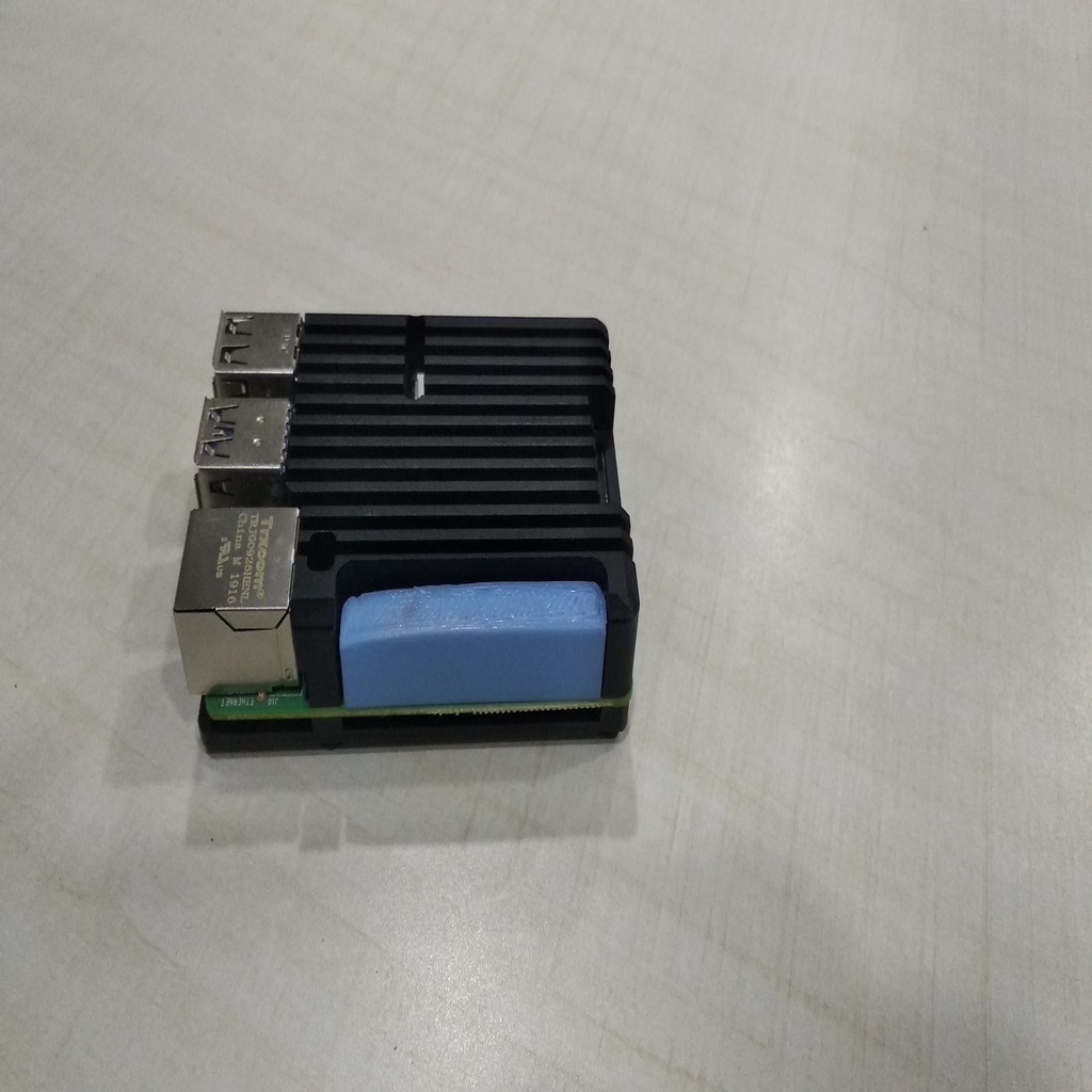 Free 3D file Raspberry4 Aluminum Case Gpio Pins Guard Cover・3D printer ...