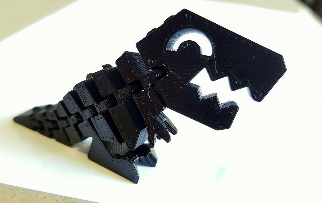 Free 3D file Flexi Rex - Happy and Clawy・3D printable model to download ...