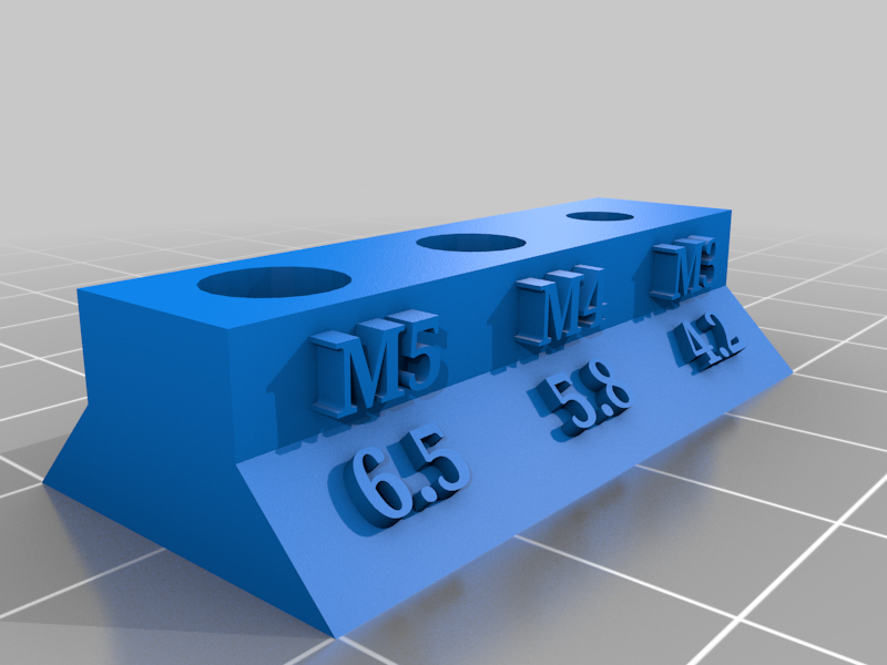 Free 3D file Heat insert hole size guide・3D printer design to download ...