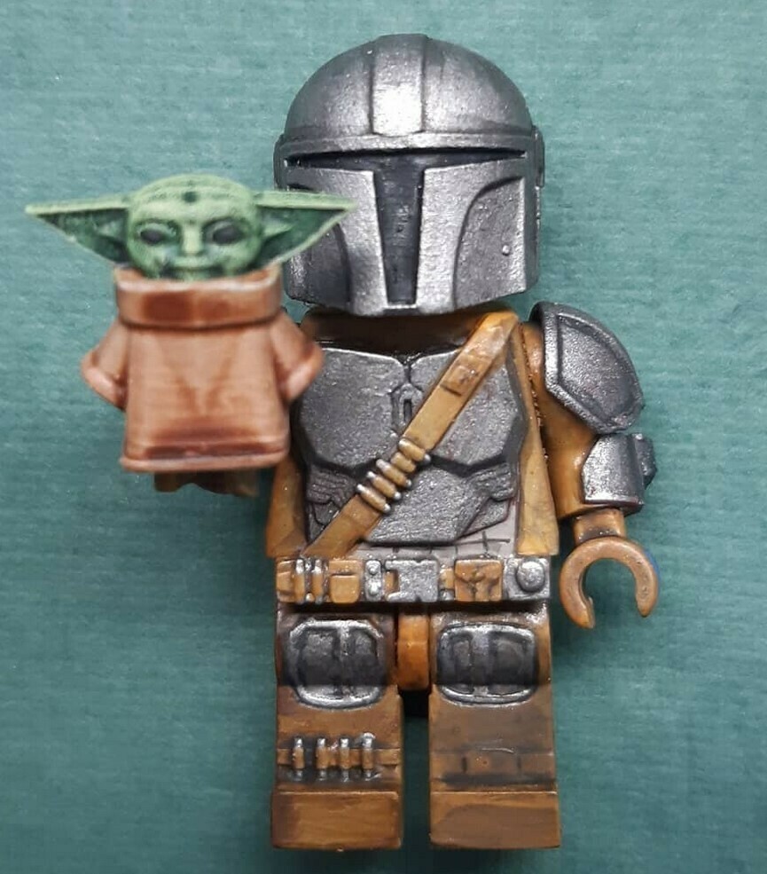 Free 3D file Lego Compatible mandalorian custom 🧸・3D print design to ...