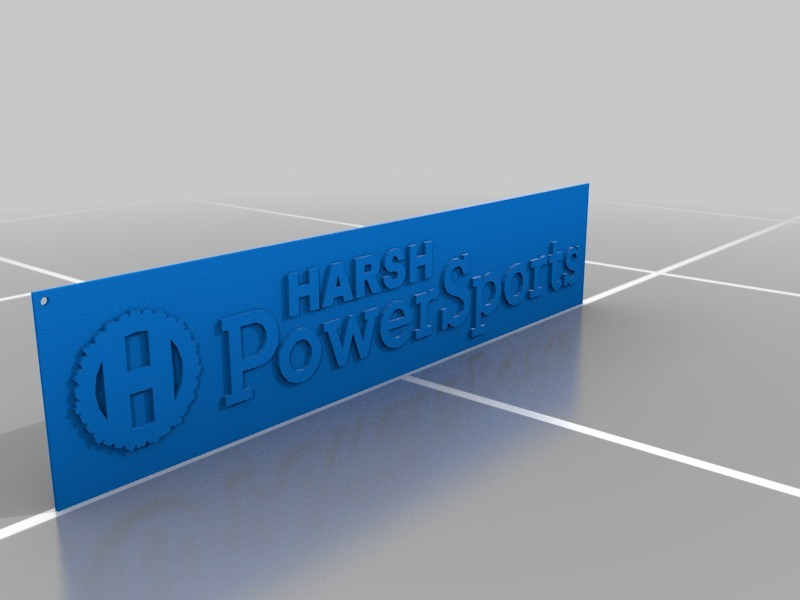 Archivo 3D gratis Logotipo de Harsh PowerSports・Modelo de impresión 3D ...