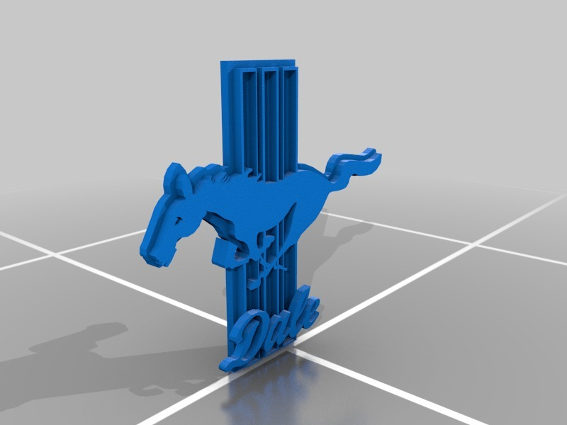 Free 3D file MUSTANG DALE・3D printing model to download・Cults