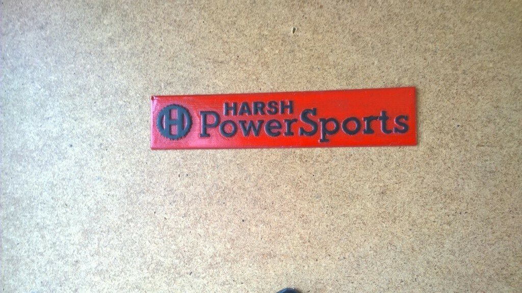 Archivo 3D gratis Logotipo de Harsh PowerSports・Modelo de impresión 3D ...