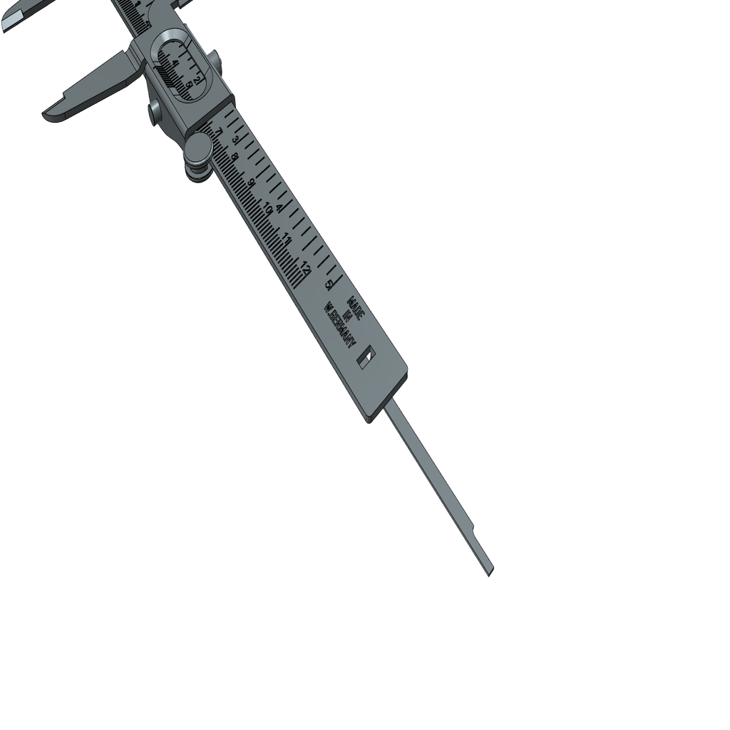 Free 3D file West German vernier caliper 🔧・3D print design to download ...