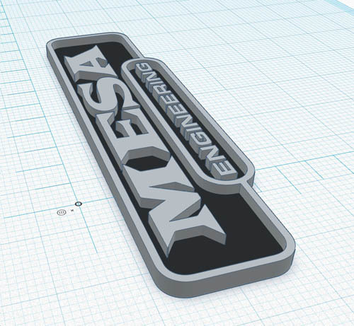 3D file Mesa Engineering Logo Nameplate・3D printer design to download・Cults