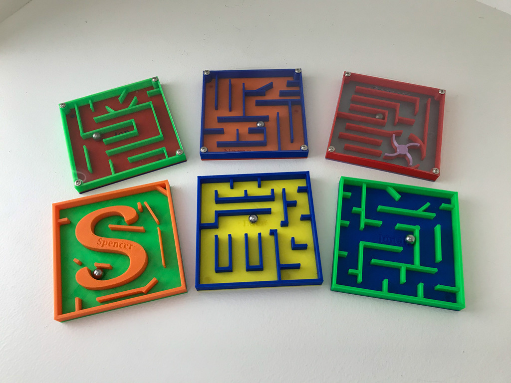 Free 3D file Moving Ball Maze - Tinkercad Student Project・3D printing ...