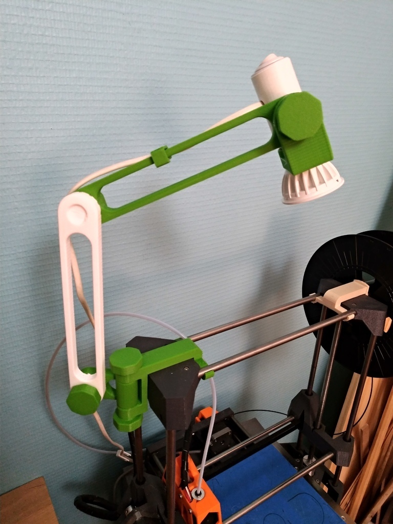 Free 3D file DiscoEasy Lamp Mount・3D printing idea to download・Cults