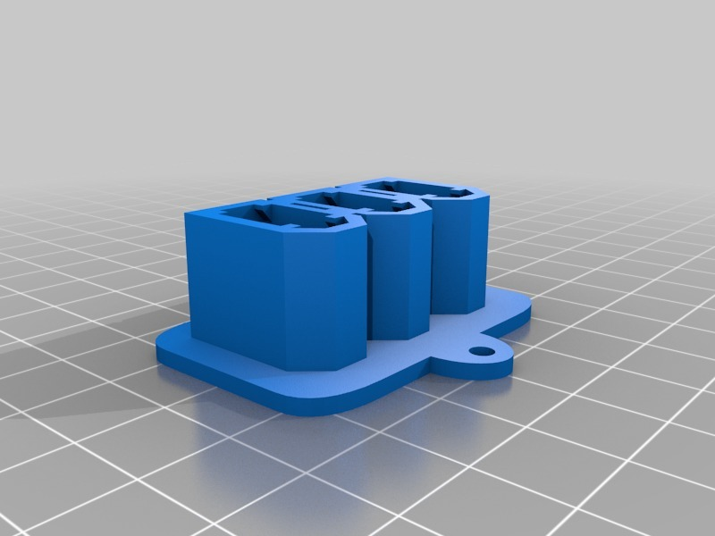 Free 3D file XT60 cover for 3 connectors・3D printing idea to download・Cults