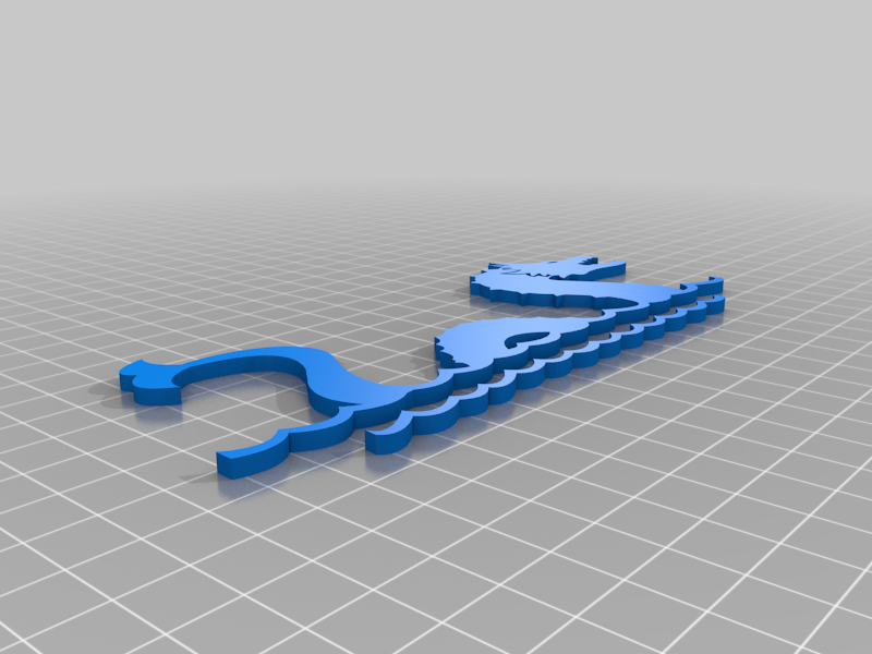 Free 3D file Sea Monster Wall Art・3D print design to download・Cults