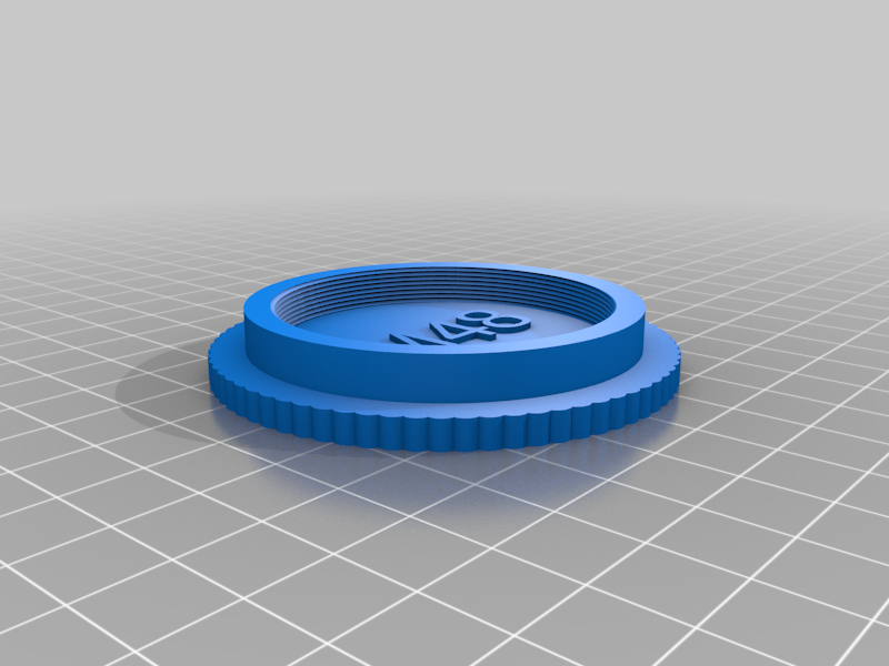 Free 3D file Parametric Metric Male and Female Dust Caps・3D printable ...