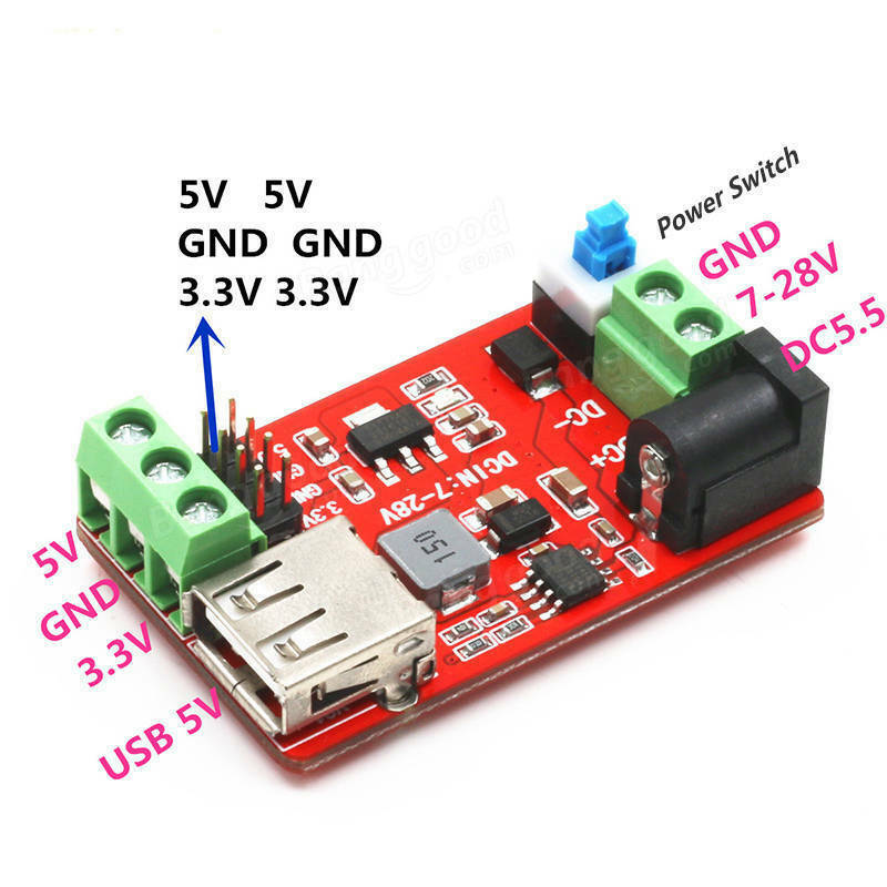 Free 3D file Multifunctional Power Supply Converter Board DC Power ...