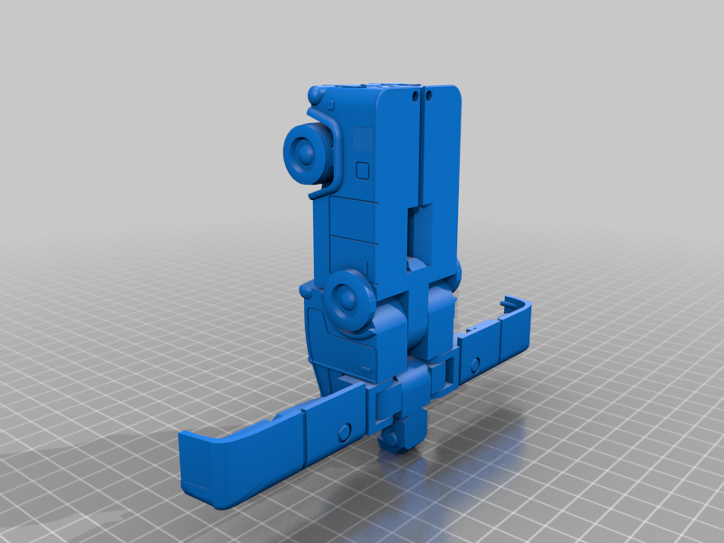 Free STL file Kombitron (transformable, single print, no support ...