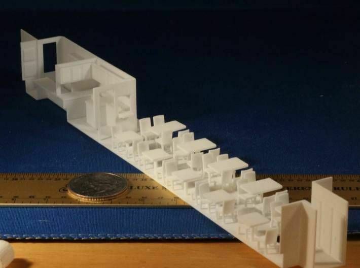 Free 3D file HO Scale Interior for Athearn Bluebox Heavy weight Pullman ...