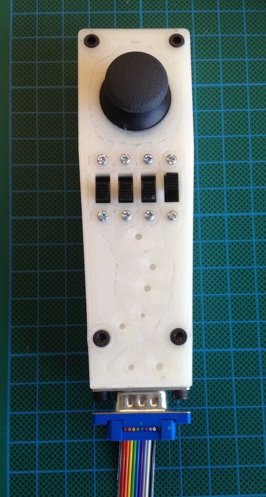 Free 3D file joystick + 4 switches remote・3D printing idea to download ...