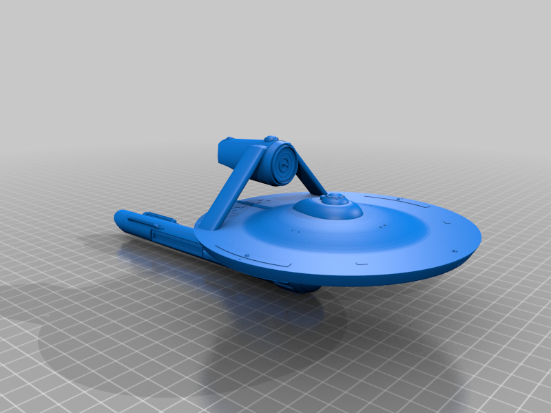 Free 3D file Star Trek TOS Midway Class Starship・3D printing idea to ...
