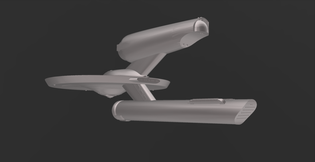 Archivo STL Star Trek TOS Nave estelar clase Einstein ⭐・Modelo de ...