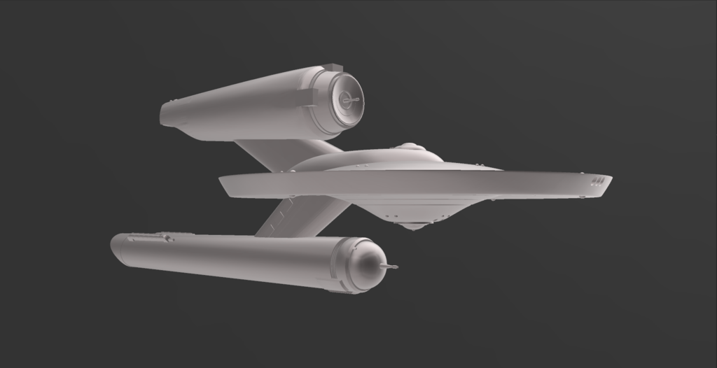 Archivo STL Star Trek TOS Nave estelar clase Einstein ⭐・Modelo de ...