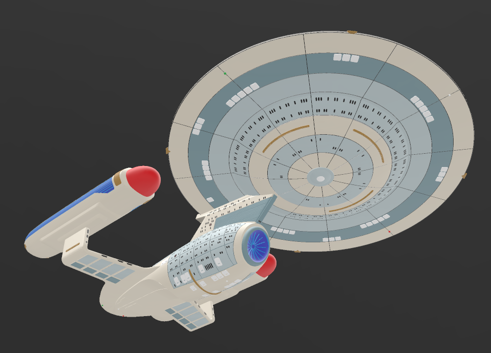 3D file Ambassador Class Starship・3D printing model to download・Cults