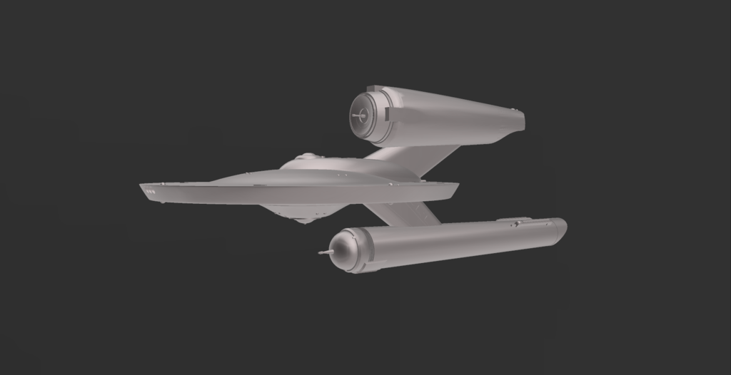 3D-Datei Star Trek TOS Einstein Class Starship kostenlos・Design für 3D ...