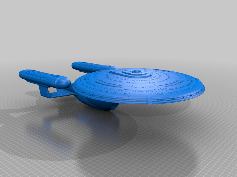 3D file Ambassador Class Starship・3D printing model to download・Cults