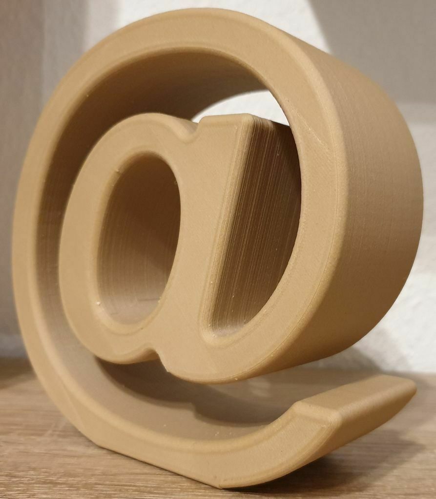 Free 3D file Standing bold "@" Character・3D printing design to download ...