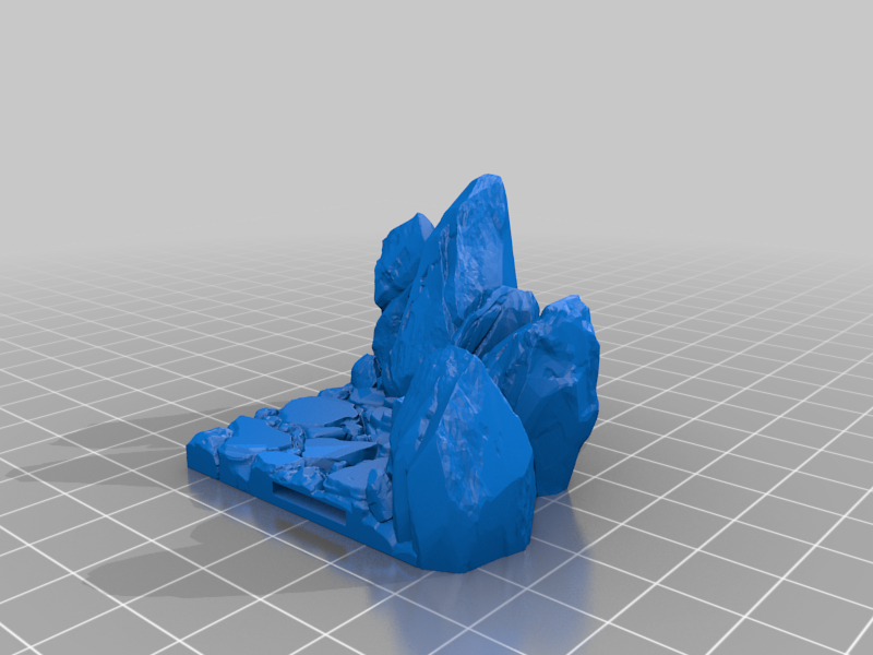 Free STL file Cave Tile Sample RPG ⚔・3D print model to download・Cults