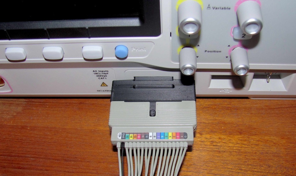 Free 3D file HP Logic Analyzer Pod Adapter for Siglent & Teledyne ...