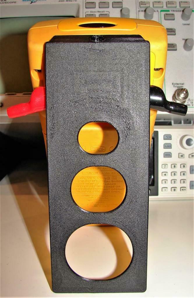 Free 3D file Desk-Use Stand & Upright Lead Holder for FLUKE 189 & 87-IV ...