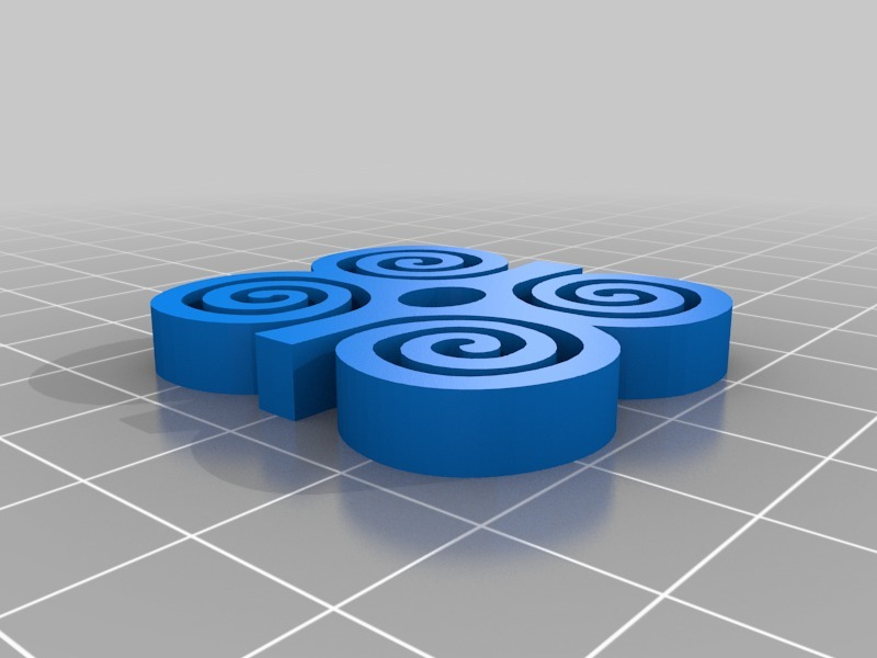 Fichier 3D gratuit Symbole Adinkra du Ghana : DWENNIMMEN - Humilité et ...