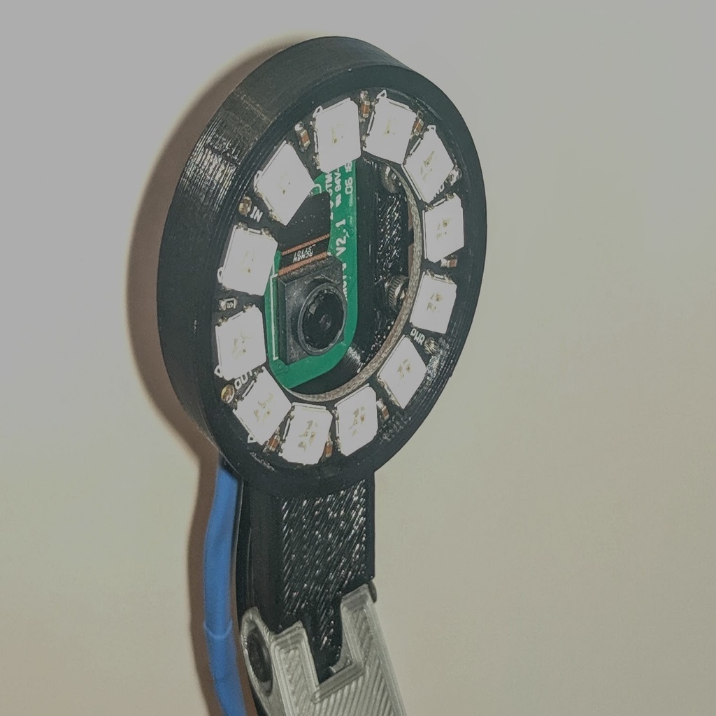 Free 3D file RPi Camera Mount Arm + 12 LED Ring・3D printable object to ...