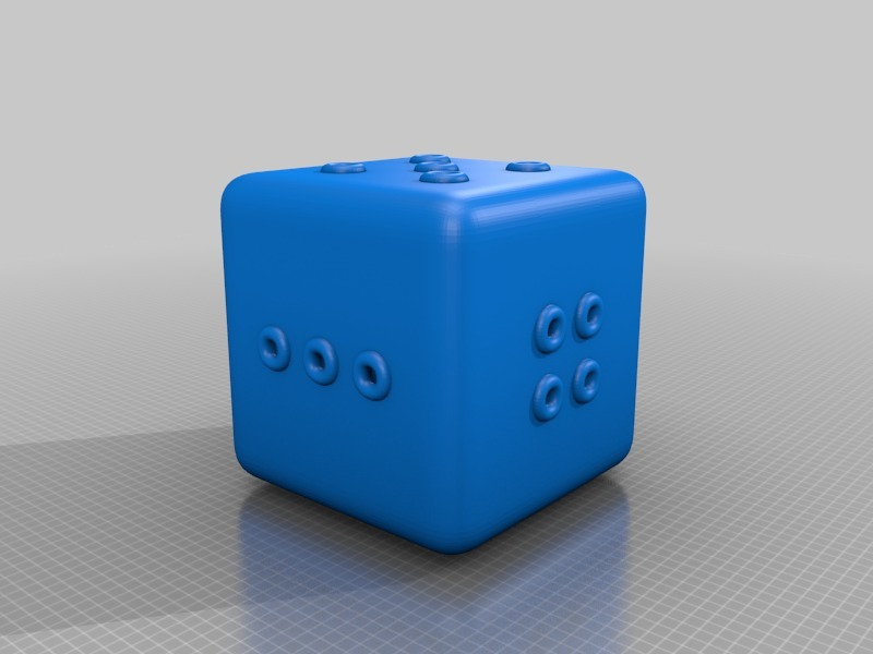 Free 3D file Dice with Rongs・3D print design to download・Cults