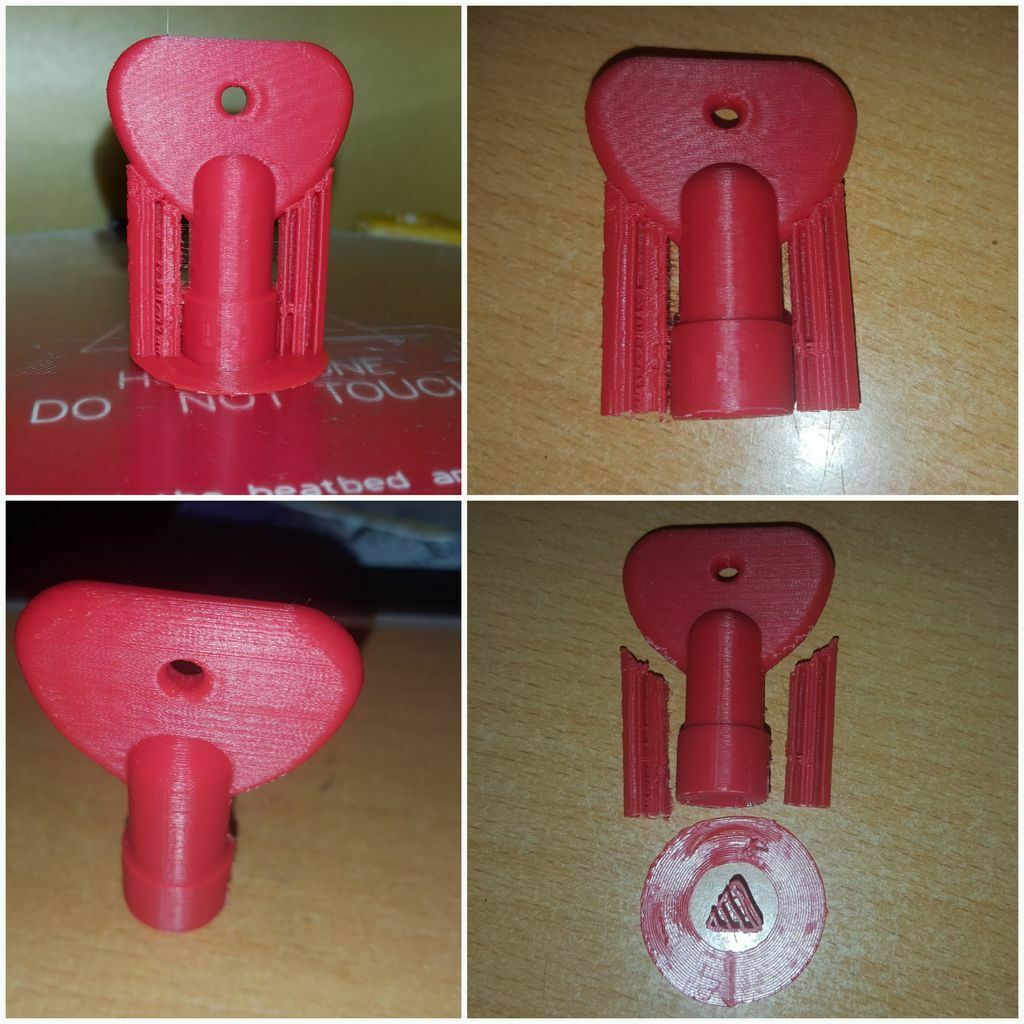 Free 3D file Triangular socket key 8 mm for locks, electrical Cabinet ...