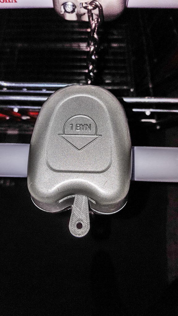 Free 3D file The key for cart, trolley, the size of 10₽・3D printing ...