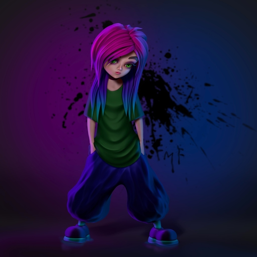 Free 3D file Formyfriday streamer figure・3D printer design to download ...