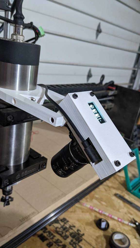 Free 3D file Pi Zero2 HQ Camera Case (w/ 65mm spindle mount for CNC)・3D ...