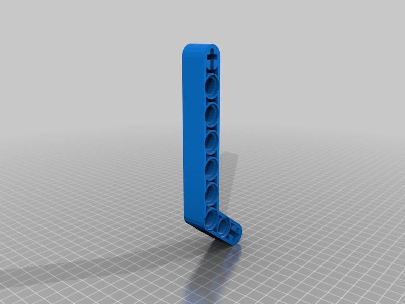 Free 3D file lego tehnic beam 7X3 bent・3D printable object to download ...