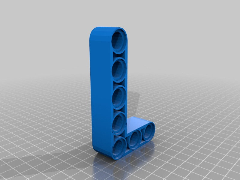 Free 3D file lego beam 6x3 90 bent・3D printer model to download・Cults