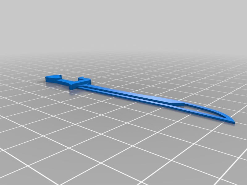 Free 3D file sword bookmark・3D printable model to download・Cults