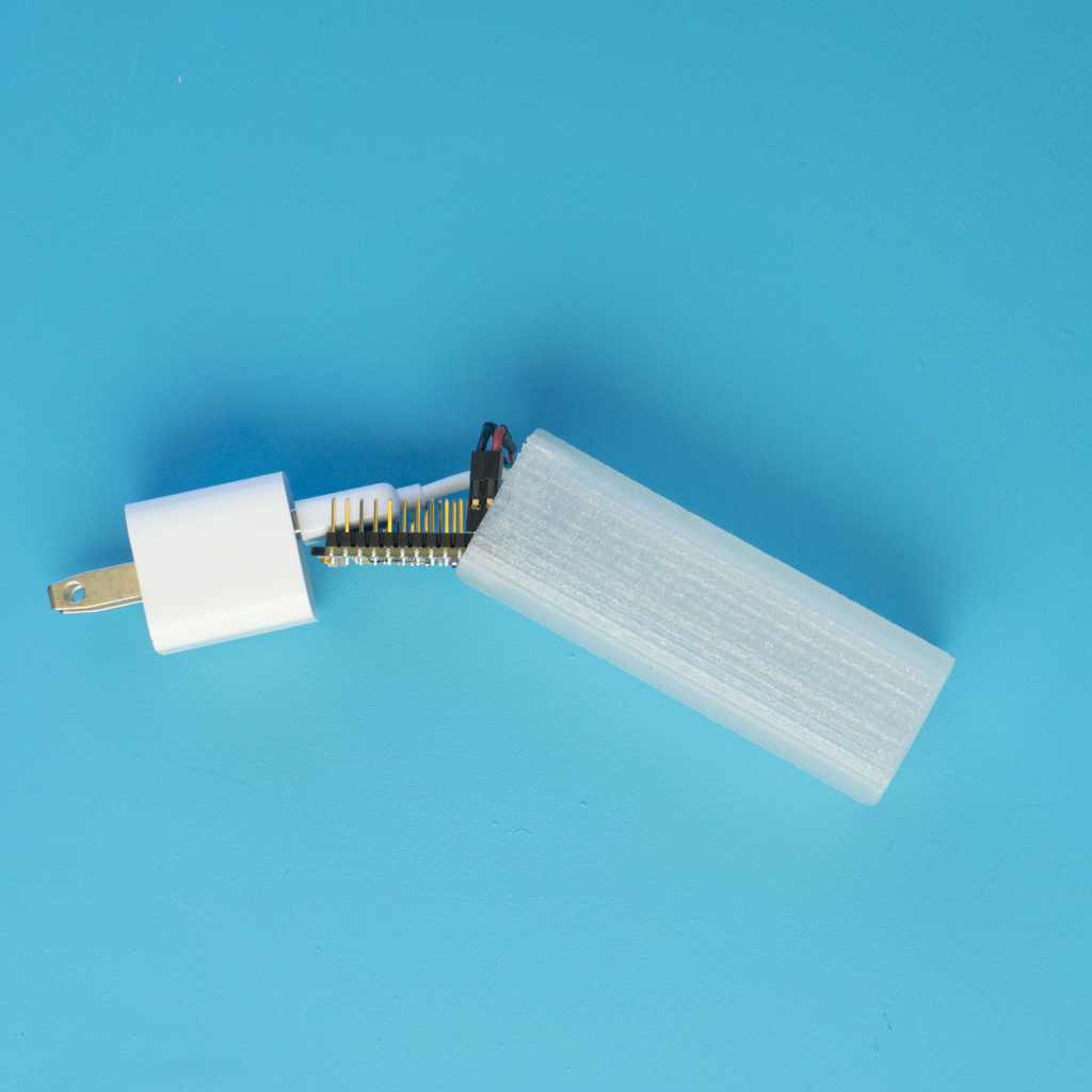 Free 3D file Apple USB Power Adapter Cover for Spark or Photon or ...