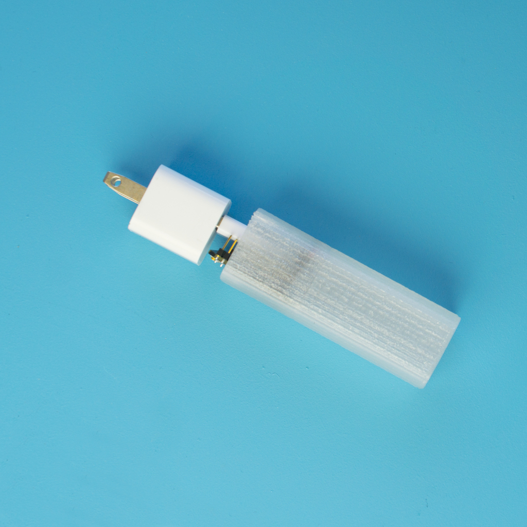 Free 3D file Apple USB Power Adapter Cover for Spark or Photon or ...