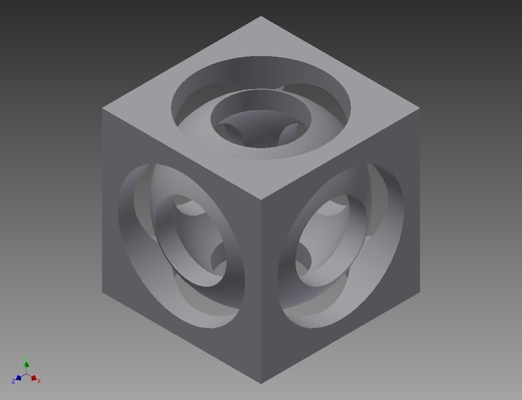 Free 3d File Sphere Inside Of Cube Toy・3d Printable Design To Download
