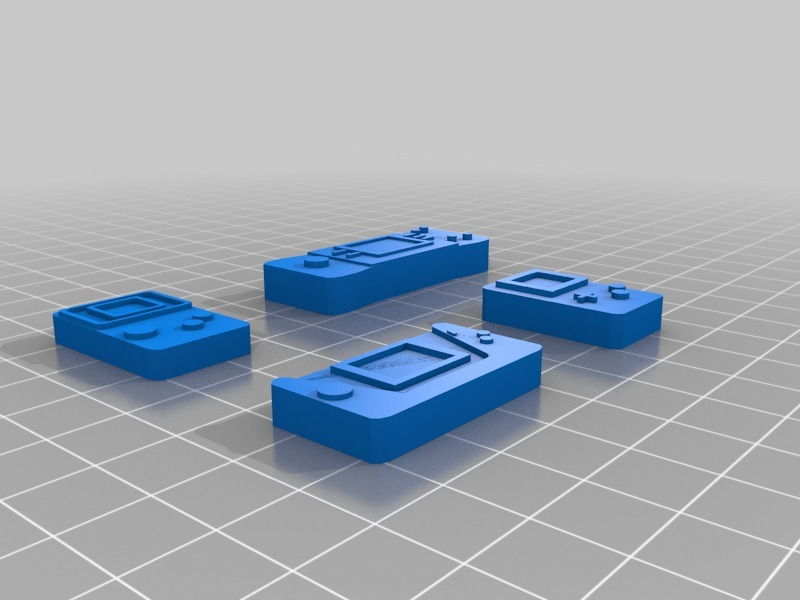 Free 3D file 1/6th Scale Handheld Consoles・3D printing template to ...